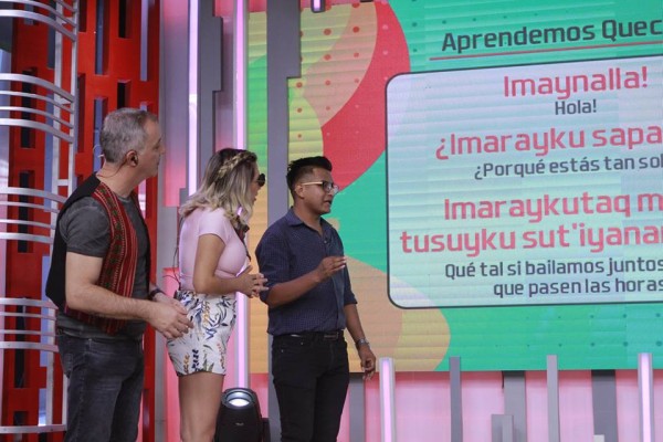 Clases de Quechua - Aprendemos a Cantar 1, 2, 3 Pa' Tras'