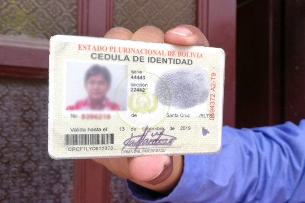 Se amplía la vigencia de cédulas de identidad vencidas desde el año pasado