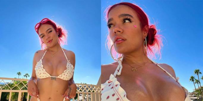 Karol G luce con orgullo su físico y se declara como una “mujer con curvas”