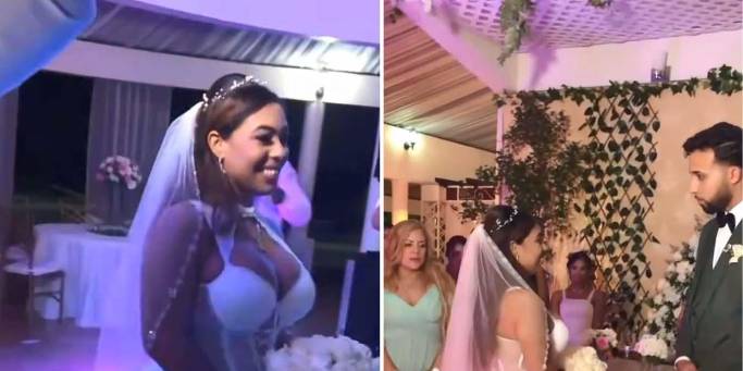 Video: Novia asiste a su boda con un ‘minivestido’ y su novio reacciona de una manera inesperada