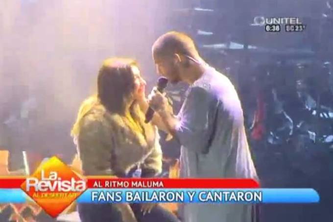 La Paz: Maluma 'enloqueció' e hizo bailar a sus fans al ritmo del reggaeton