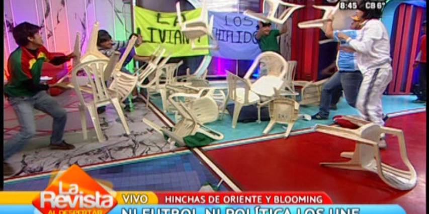 Cuidado con un ‘sillazo’: las ‘barras bravas’ se enfrentaron en “La ...