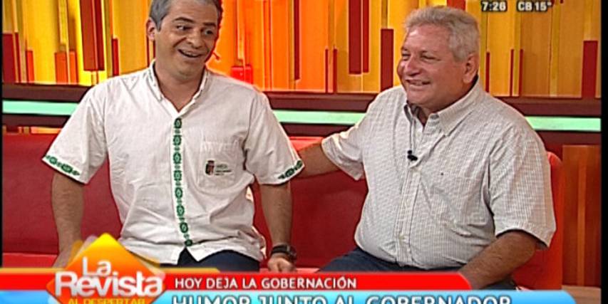 Para reír: Rubén Costas se encontró con su doble en La Revista