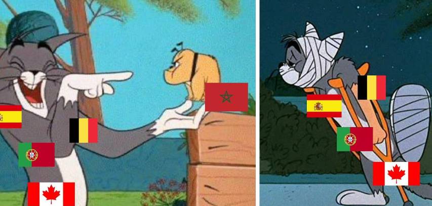 Los mejores memes de Marruecos, la gran sorpresa de Qatar 2022