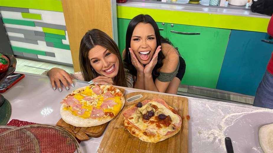 Reto en La Batidora, Moira y Kerley prepararon pizza en tiempo récord