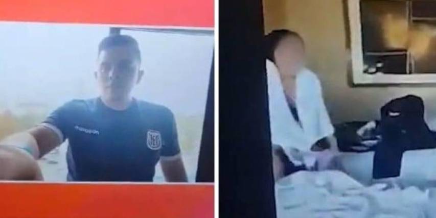 Se pronunció la mujer que aparece en el incómodo video transmitido al vivo por un periodista